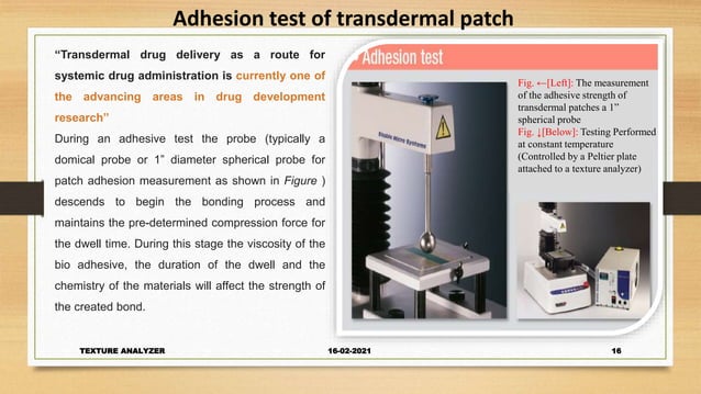 Texture analyzer | PPTX