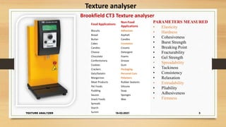 Texture analyzer | PPTX