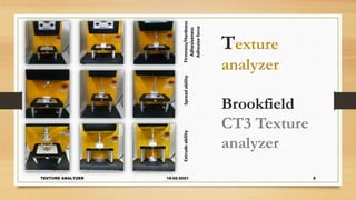 Texture analyzer | PPT