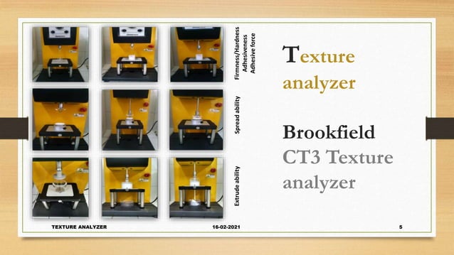 Texture analyzer | PPTX