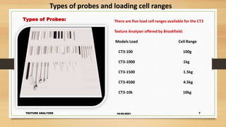 Texture analyzer | PPTX