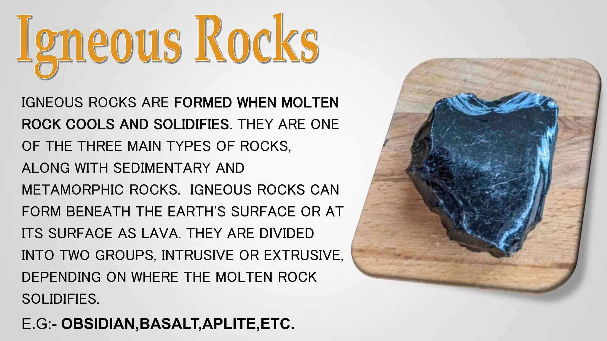 TEXTURE AND STRUCTURE OF IGNEOUS ROCK | PPTX