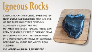 TEXTURE AND STRUCTURE OF IGNEOUS ROCK | PPTX