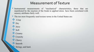 Texture development in cheese | PPTX | Oral care | Personal Care