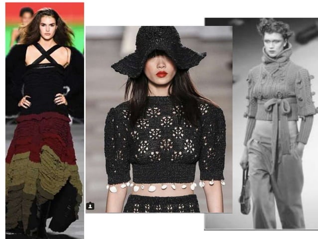 Texture fashion design element | PPTX