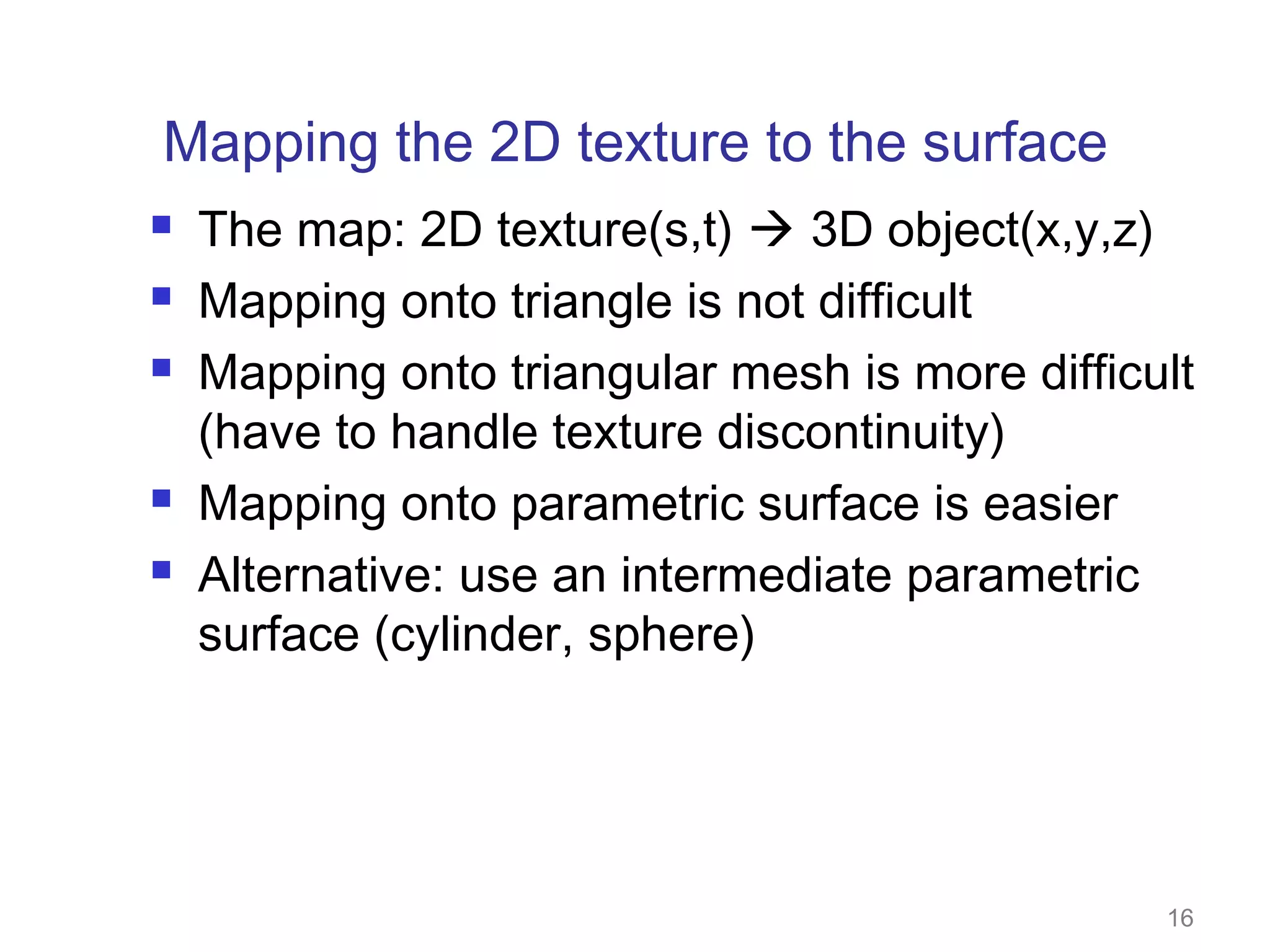 Texture mapping | PPT