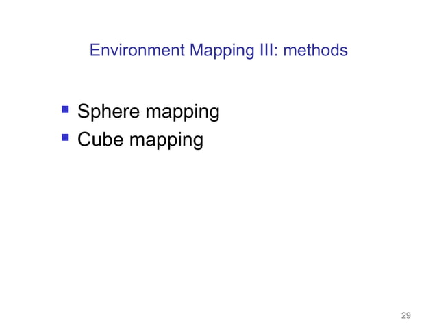 Texture mapping | PPT