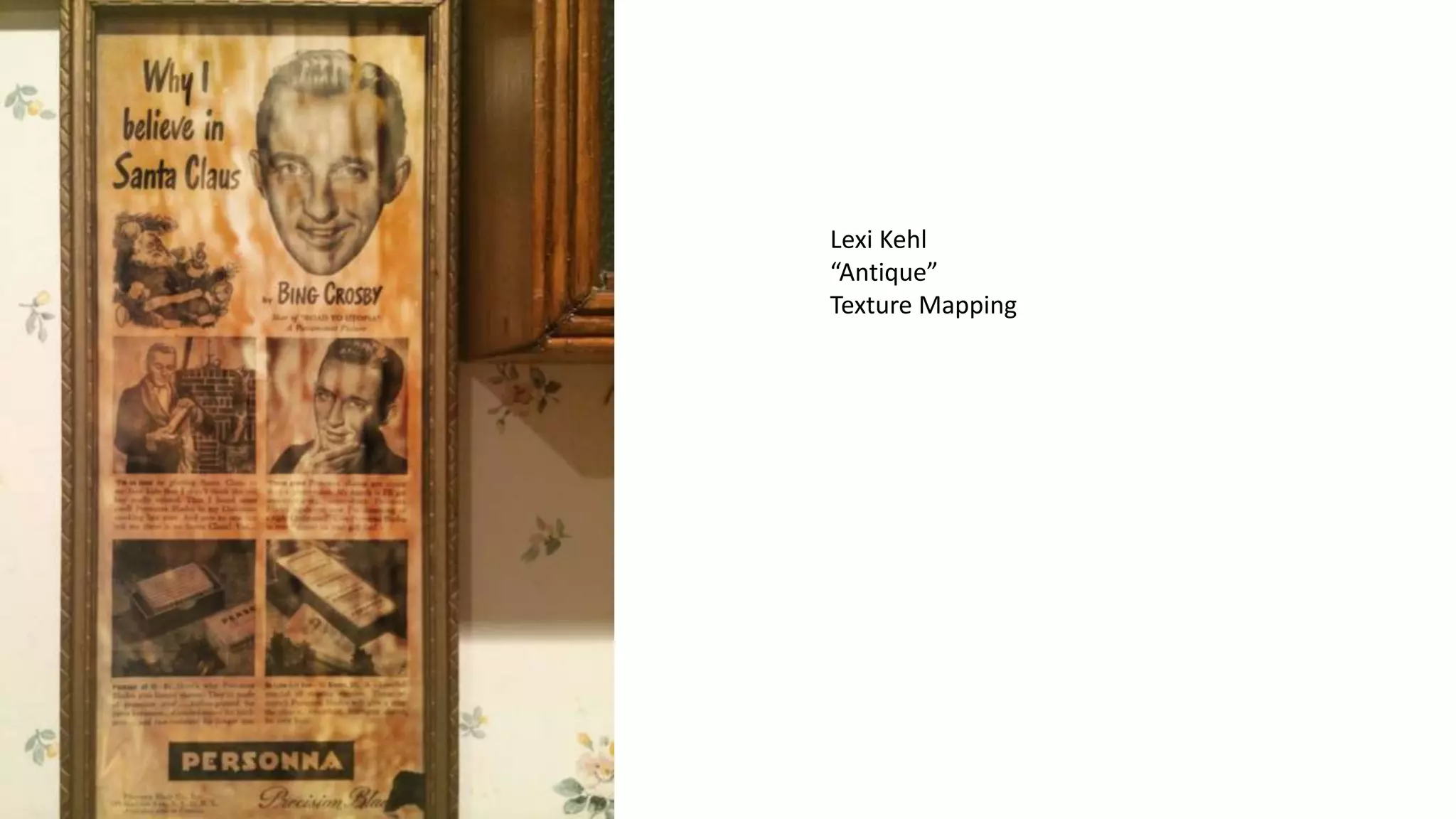 Texture mapping | PPTX | Graphics Software | Computer Software and Applications