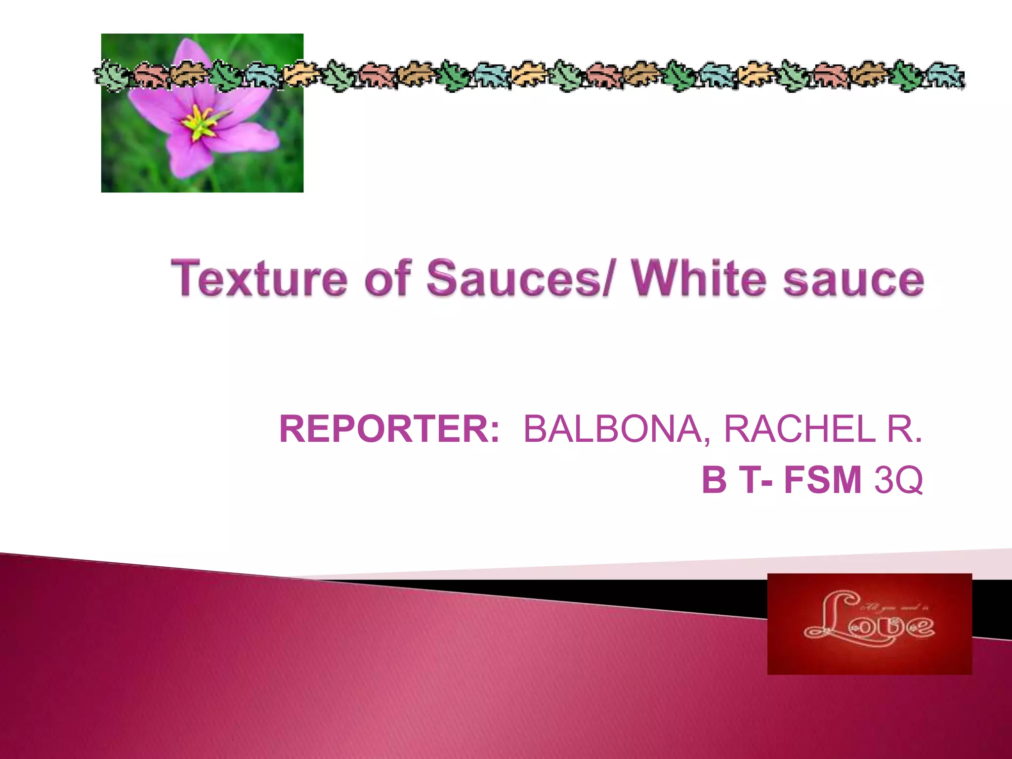 Texture of Sauces.pptx