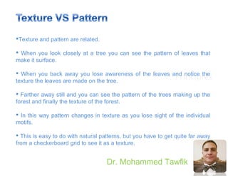 Texture and pattern, graphic design | PPT