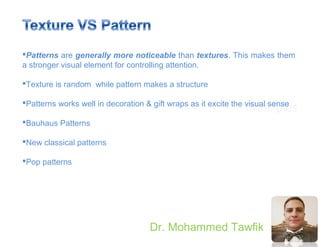 Texture and pattern, graphic design | PPT