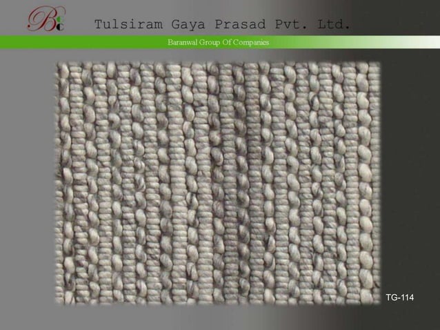 Texture Rugs Tulsiram | PPSX | Manufacturing Industry | Industries