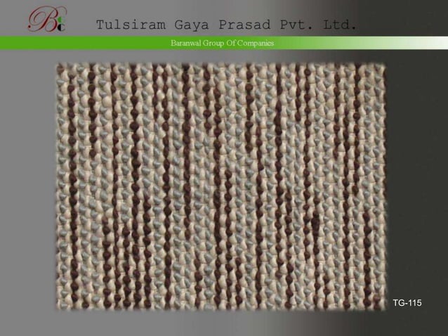 Texture Rugs Tulsiram | PPSX | Manufacturing Industry | Industries