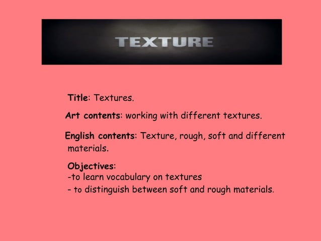 Textures | PPT