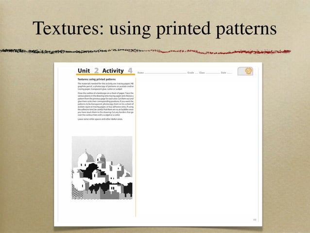 Textures: using printed patterns | PPT