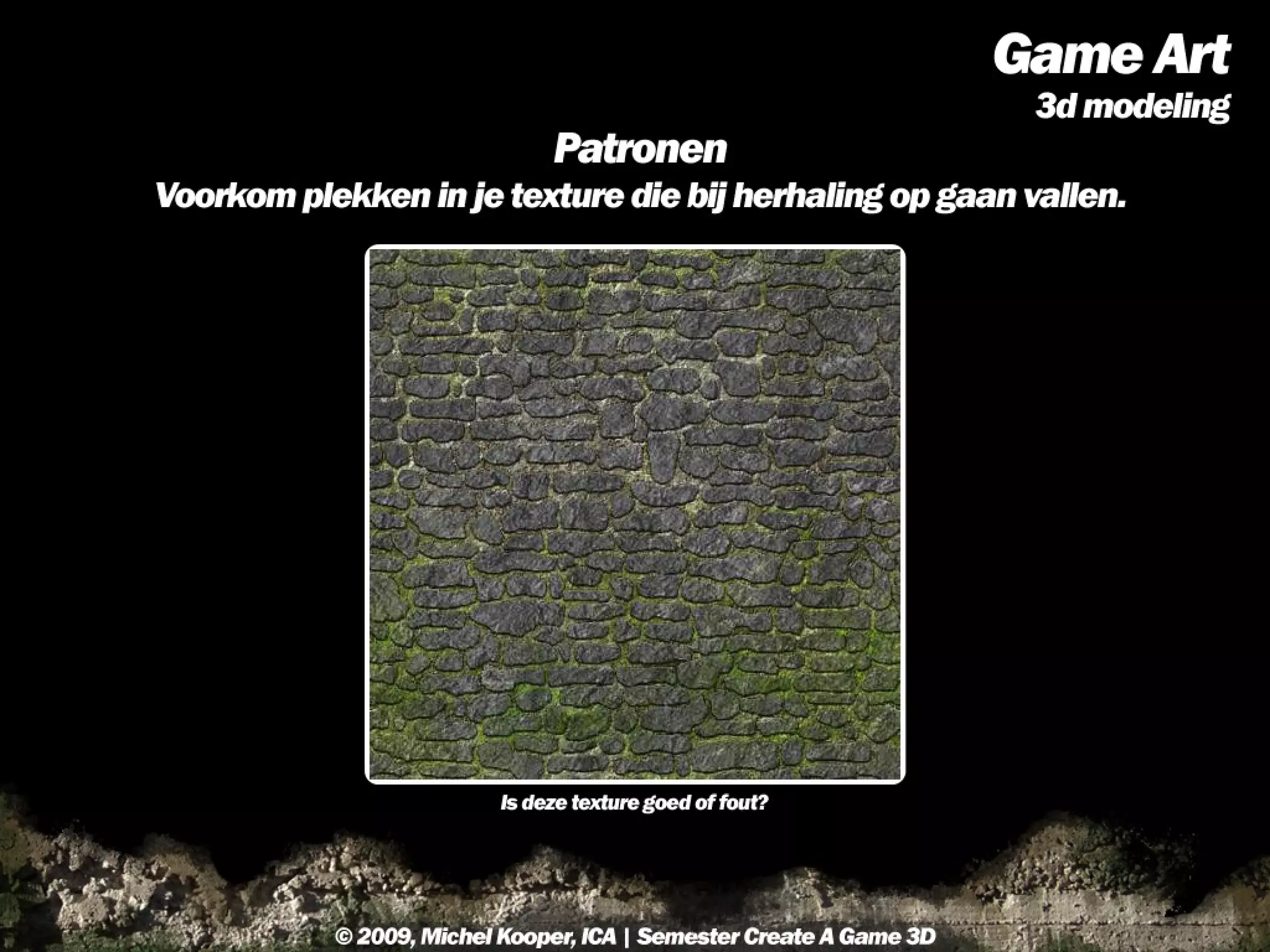 Game Art 3D texturing les2 | PPT