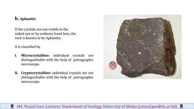 Textures of igneous rocks | PDF | Geology | Science