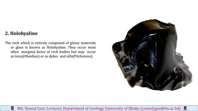 Textures of igneous rocks | PDF | Geology | Science