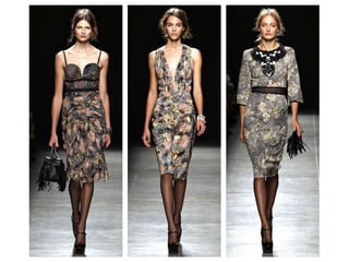 Textures on fashion design | PPTX