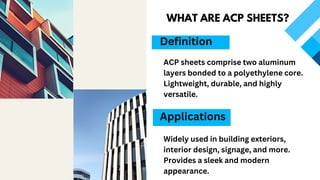 Textures to Colours Enjoy the Infinite Versatility with ACP Sheet ...