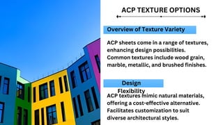 Textures to Colours Enjoy the Infinite Versatility with ACP Sheet ...