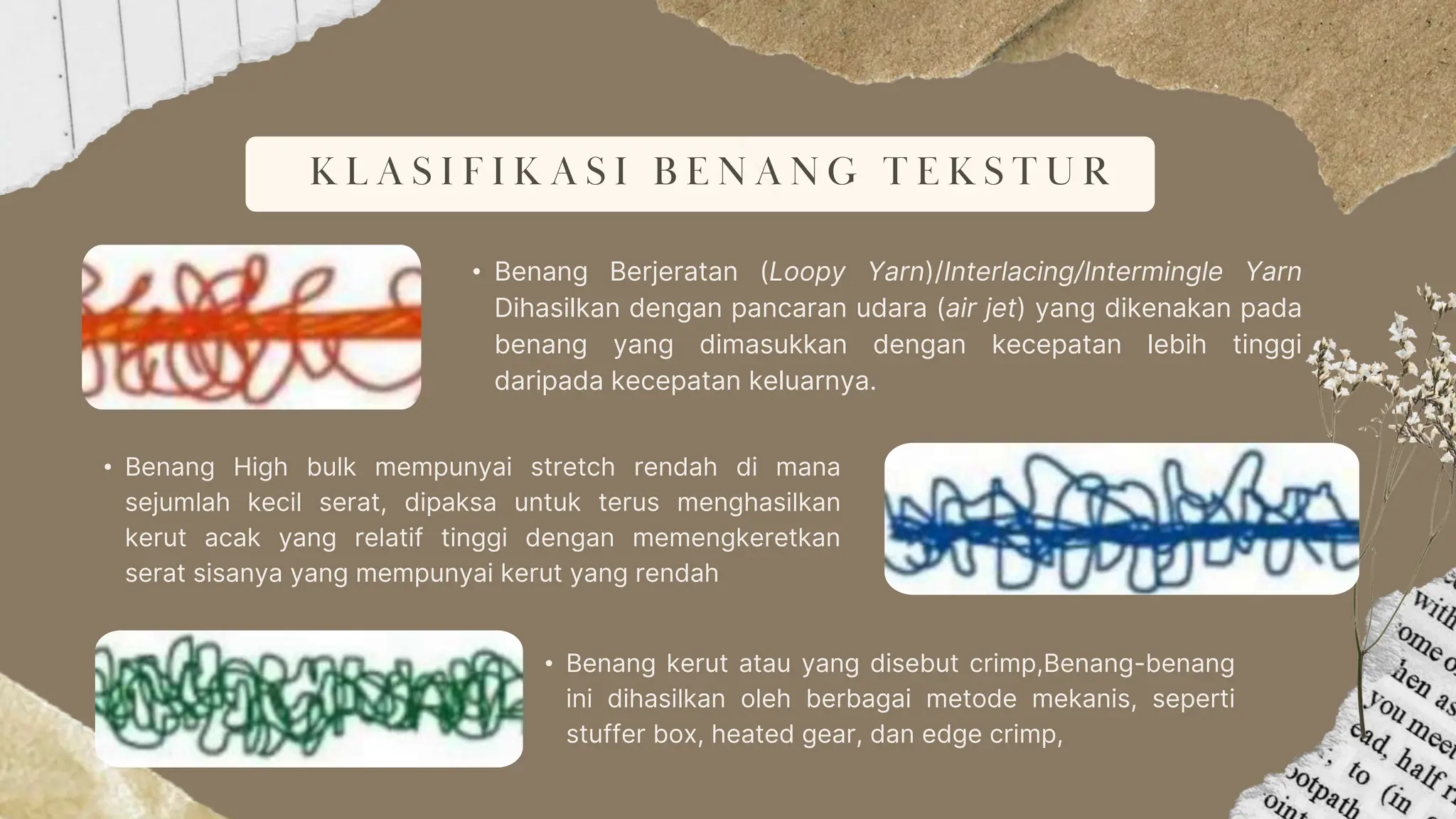 textile polyester fiber TEXTURIZING.pptx