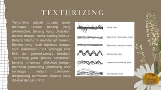 textile polyester fiber TEXTURIZING.pptx