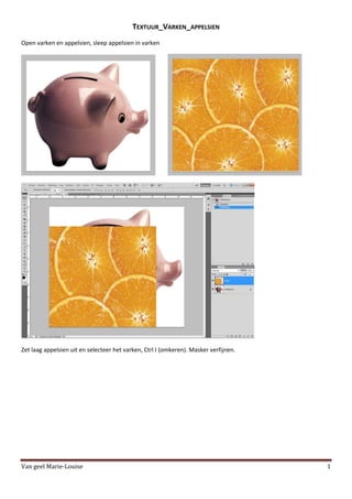 Textuur varken appelsien | PDF