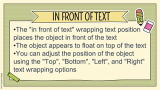 TEXT WRAPPING.pptx