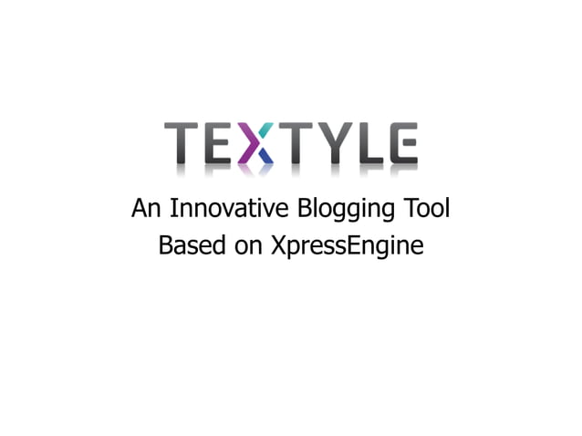 Introducing Textyle | PPTX