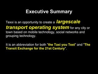 Texxi Company Overview | PPT