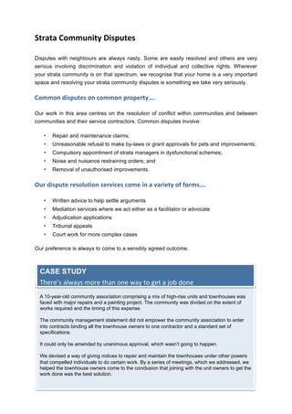 TEYS Lawyers Brochure Strata Law Resources & Services for Owners ...