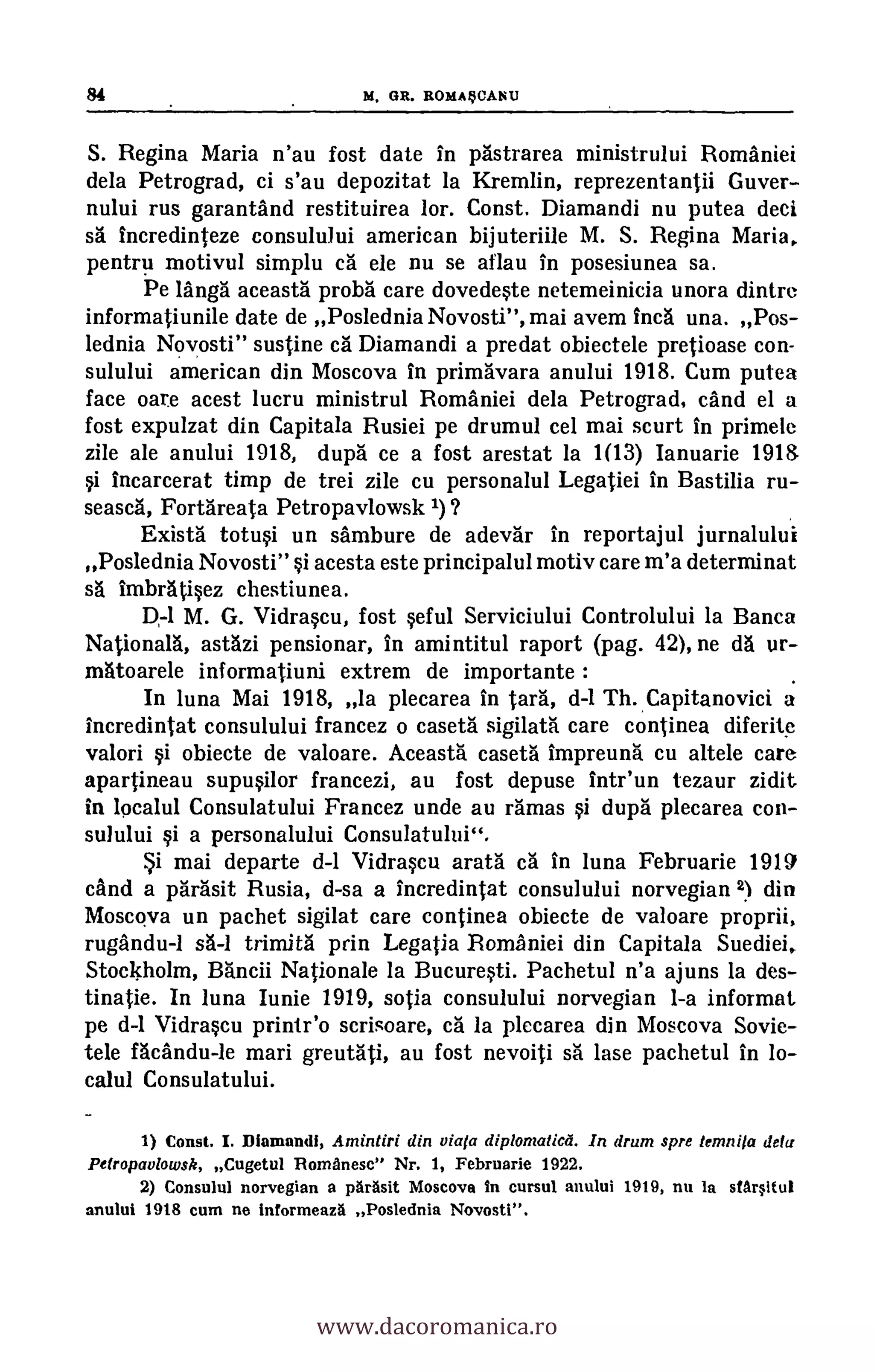 Tezaurul român de la Moscova - Mihai Gr. Romaşcanu | PDF