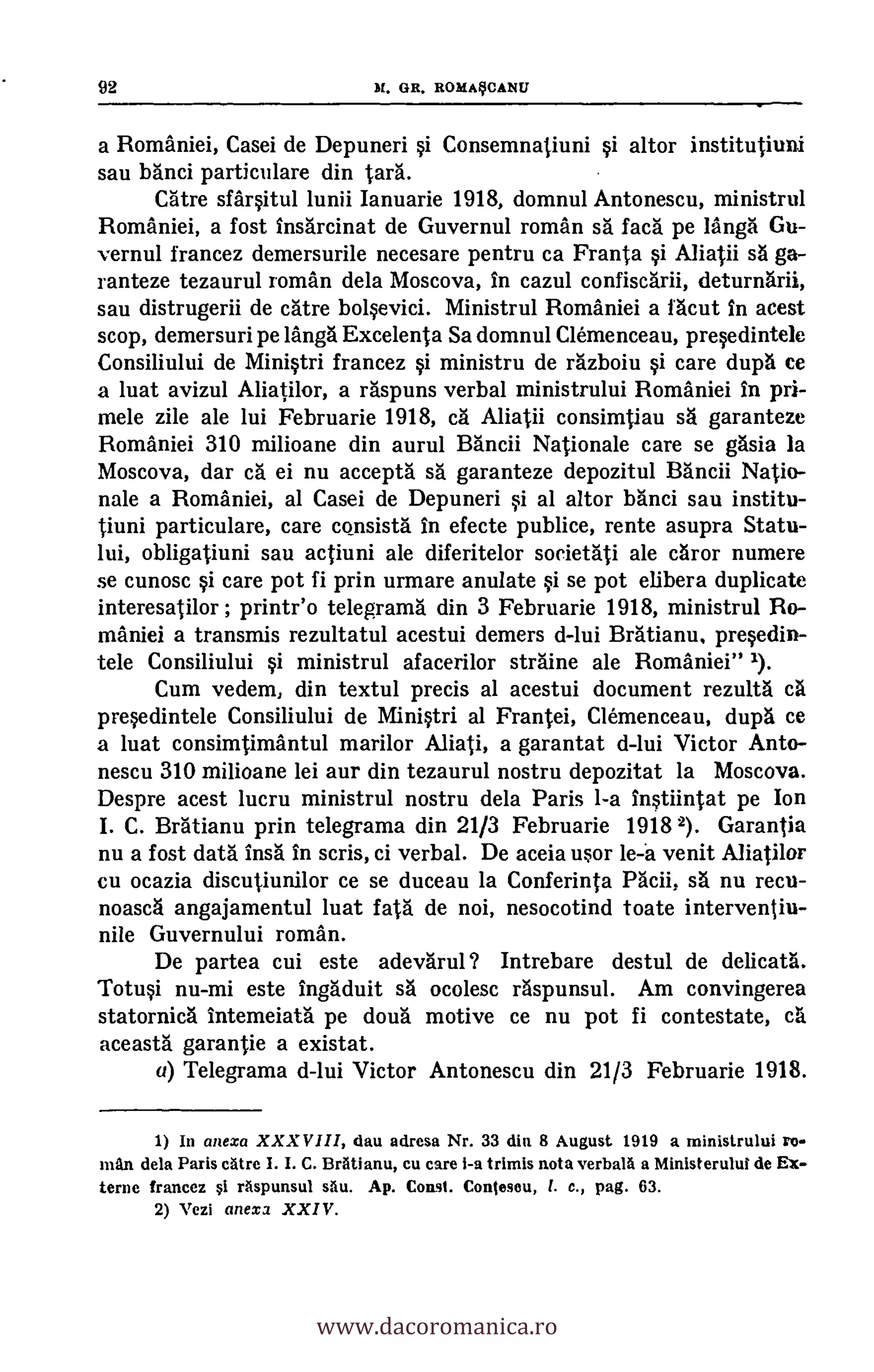 Tezaurul român de la Moscova - Mihai Gr. Romaşcanu | PDF