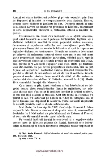 Tezaurul român de la Moscova - Mihai Gr. Romaşcanu | PDF