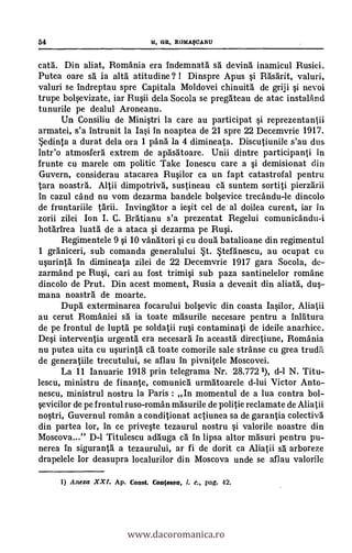 Tezaurul român de la Moscova - Mihai Gr. Romaşcanu | PDF