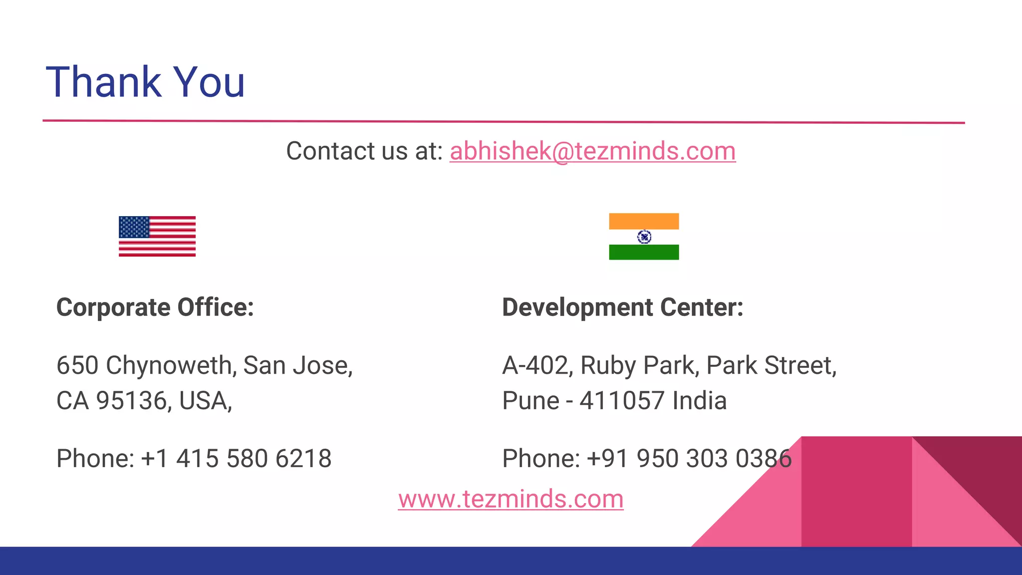 Tez Minds Software Pvt. Ltd. Company Portfolio | PPTX | Computer ...