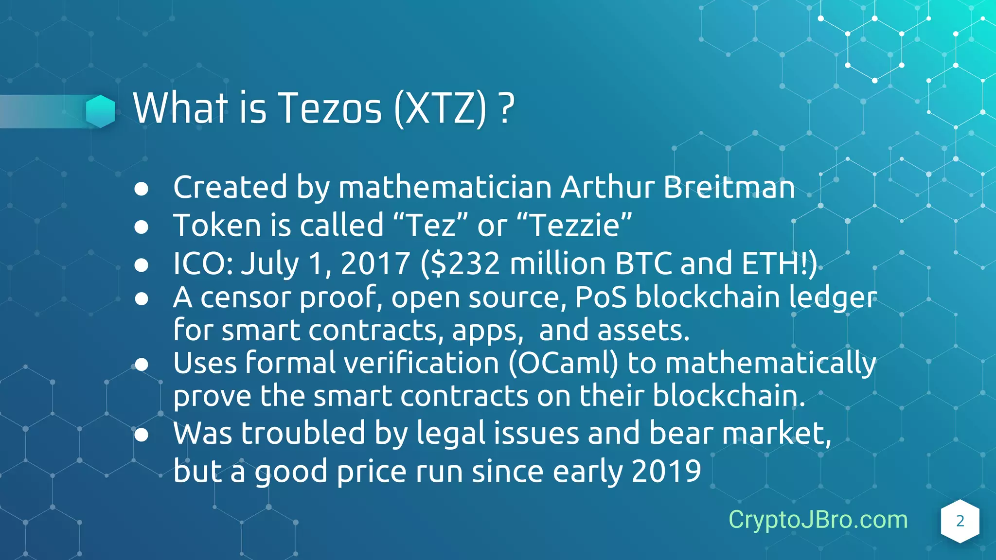 Tezos Cryptocurrency Explained (Fast and Simple) | PPT