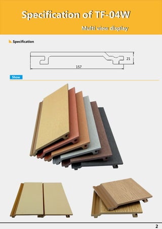 TF-04W W157xH21mm wpc wall cladding | PDF