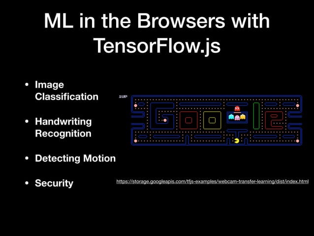 Machine Learning with TensorFlow.js