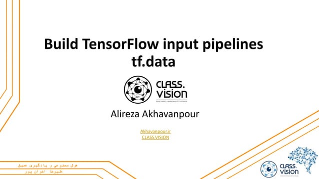 Build TensorFlow input pipelines tf.data