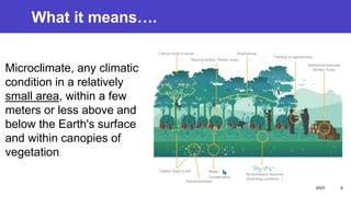 nutrient cycling ,microclimate,soil improvement ,CO2 cycle | PPTX