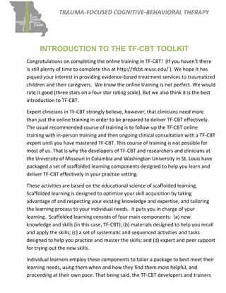 Tf cbt toolkit with color laminates 1.30.12