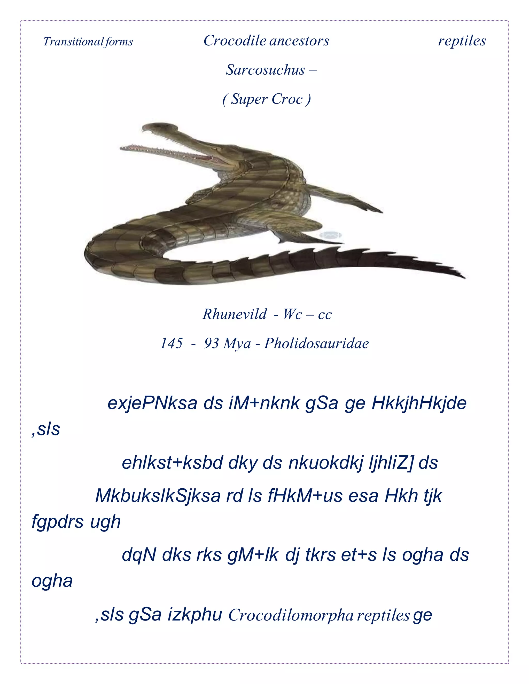 Tf TF chapter 4.2 within reptiles - turtles snakes crocs-pappochelys to ...