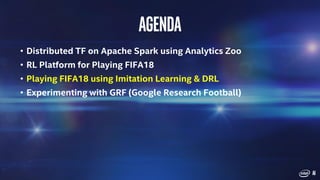 Building AI to play the FIFA video game using distributed TensorFlow on Analytics Zoo | PPT