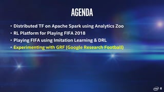 Building AI to play the FIFA video game using distributed TensorFlow on Analytics Zoo | PPT