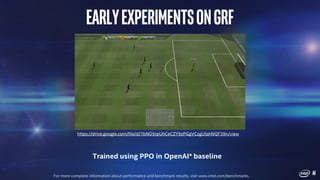 Building AI to play the FIFA video game using distributed TensorFlow on Analytics Zoo | PPT