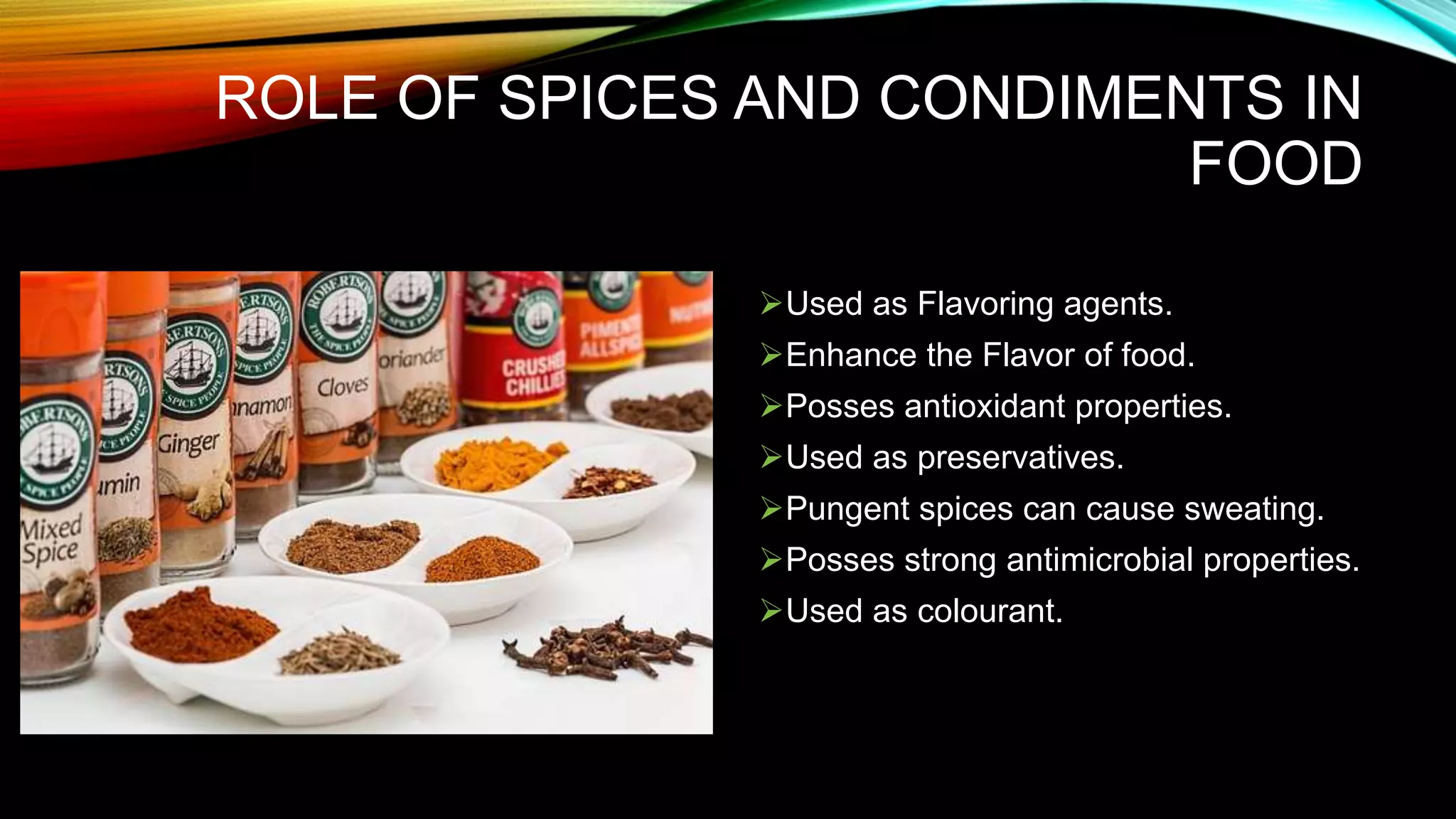 Health Benefits of Spices And Condiments | PPTX