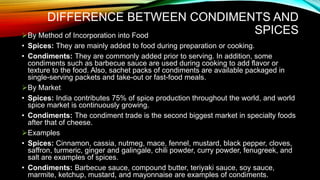 Health Benefits of Spices And Condiments | PPTX