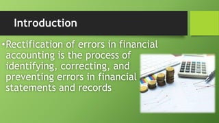 Rectification of errors | PPTX